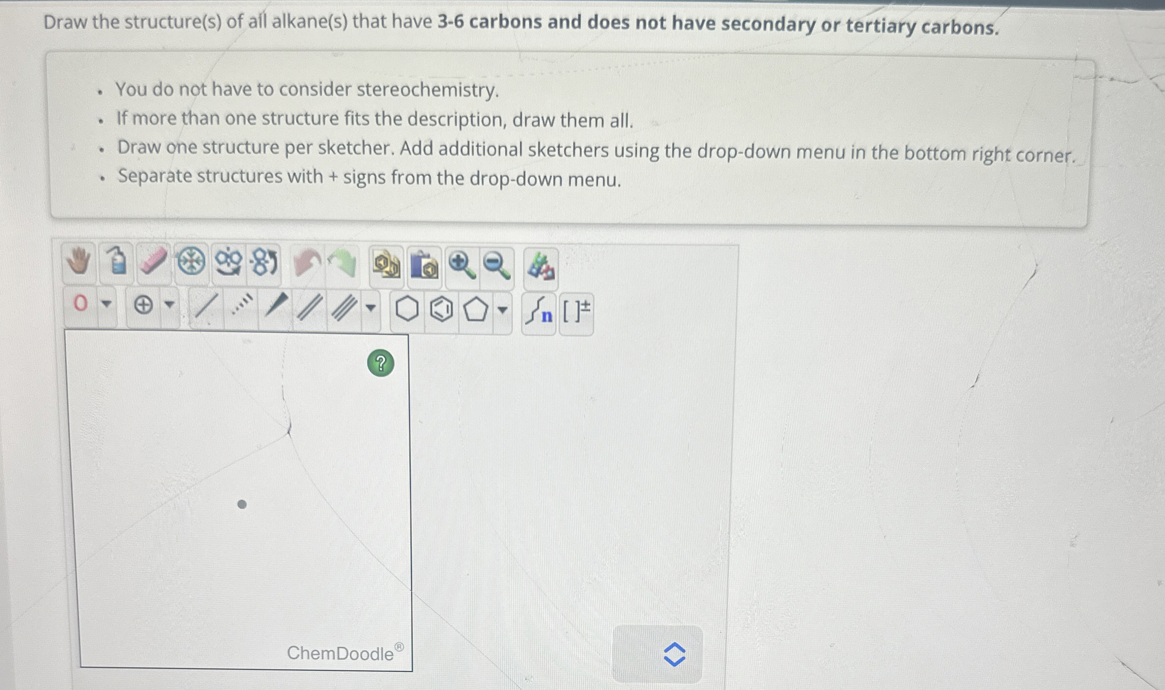 Solved Draw the structure(s) ﻿of ail alkane(s) ﻿that have | Chegg.com