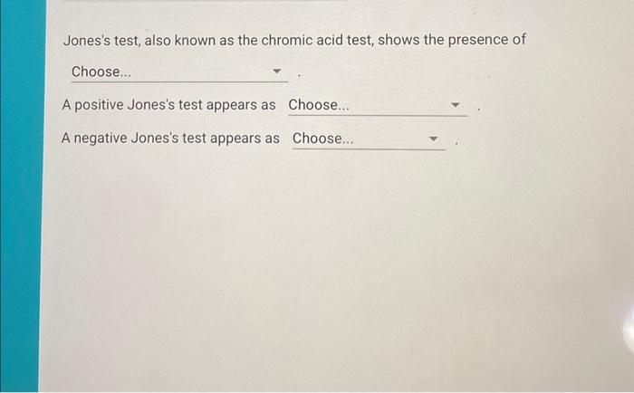 Solved The ceric ammonium nitrate (CAN) test shows the | Chegg.com