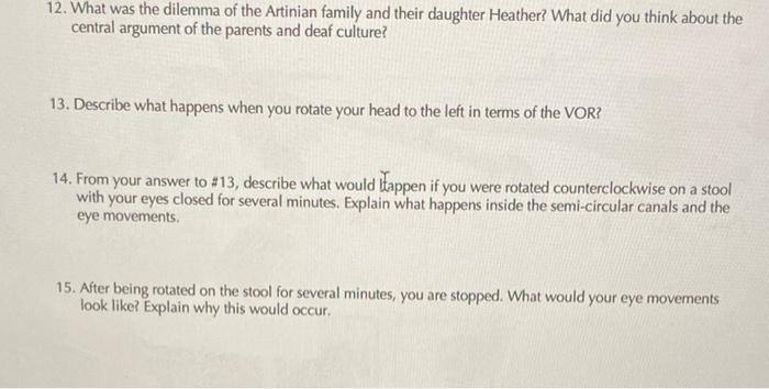 Solved 12. What was the dilemma of the Artinian family and | Chegg.com