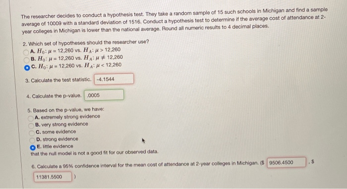 Solved (8 points) In 2015, the average cost of attendance at | Chegg.com