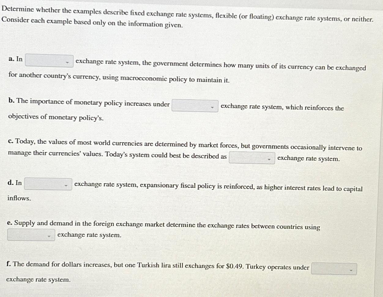 Solved Determine whether the examples describe fixed | Chegg.com