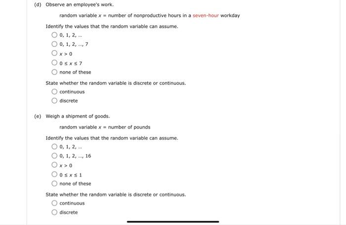 Solved Listed is a series of experiments and associated | Chegg.com