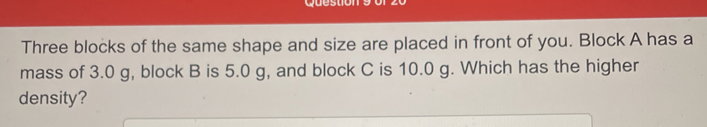 Solved Three blocks of the same shape and size are placed in | Chegg.com