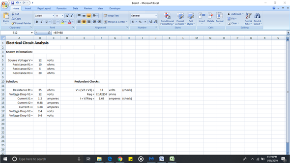 Solved Chapter 2 Problem 12p Solution Spreadsheet Tools For Engineers Using Excel 2007 1st 