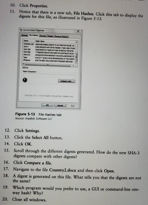 Solved Project 5-4: Installing GUI Hash Generators and | Chegg.com