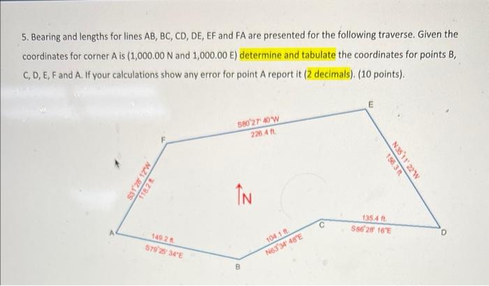 Solved 6. Provide a field book levelling table and calculate | Chegg.com
