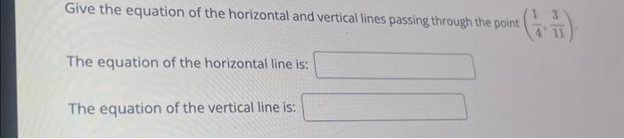 Solved Give the equation of the horizontal and vertical | Chegg.com