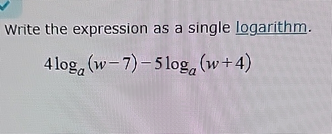 Solved Write the expression as a single | Chegg.com