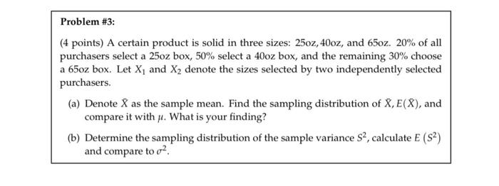 Solved Problem \#3: (4 points) A certain product is solid in | Chegg.com