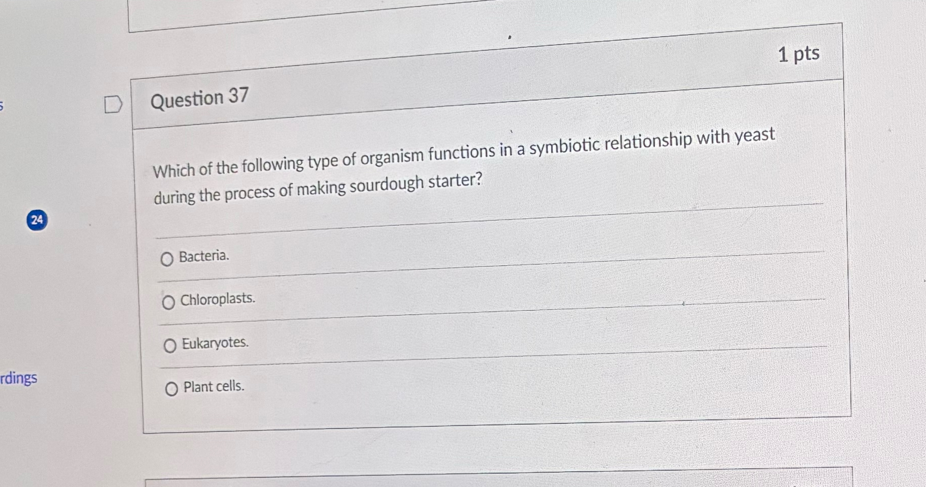 Solved Question 371 ﻿ptsWhich of the following type of | Chegg.com