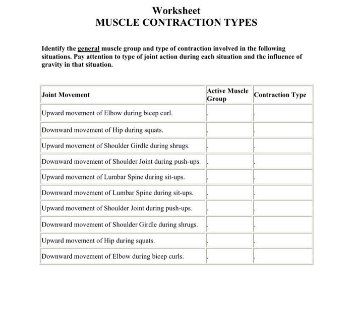 [Solved]: Name: KHP 3352 (A4) Kinesiology Worksheet - Plane
