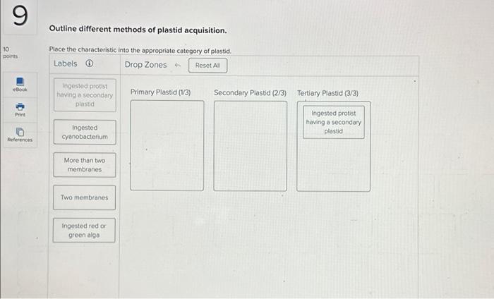 Solved please fill in all 9 10 points eBook Print References | Chegg.com