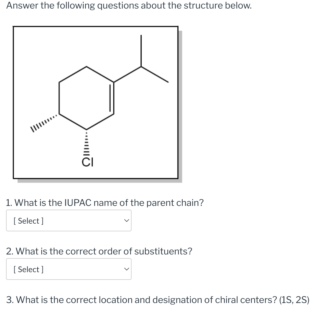 Solved Answer the following questions about the structure | Chegg.com