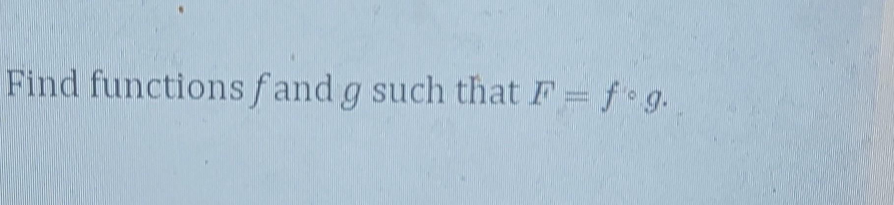 Solved Use f(x)=4x+5 and g(x)=x2+2 to evaluateTable Use the | Chegg.com