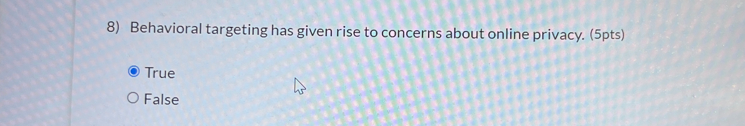 Solved Behavioral targeting has given rise to concerns about | Chegg.com