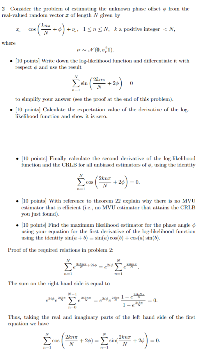 Solved Show all of your work. Answer all parts of the | Chegg.com