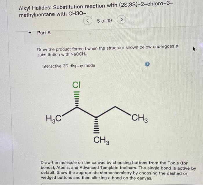 Solved Alkyl Halides: Substitution reaction with | Chegg.com