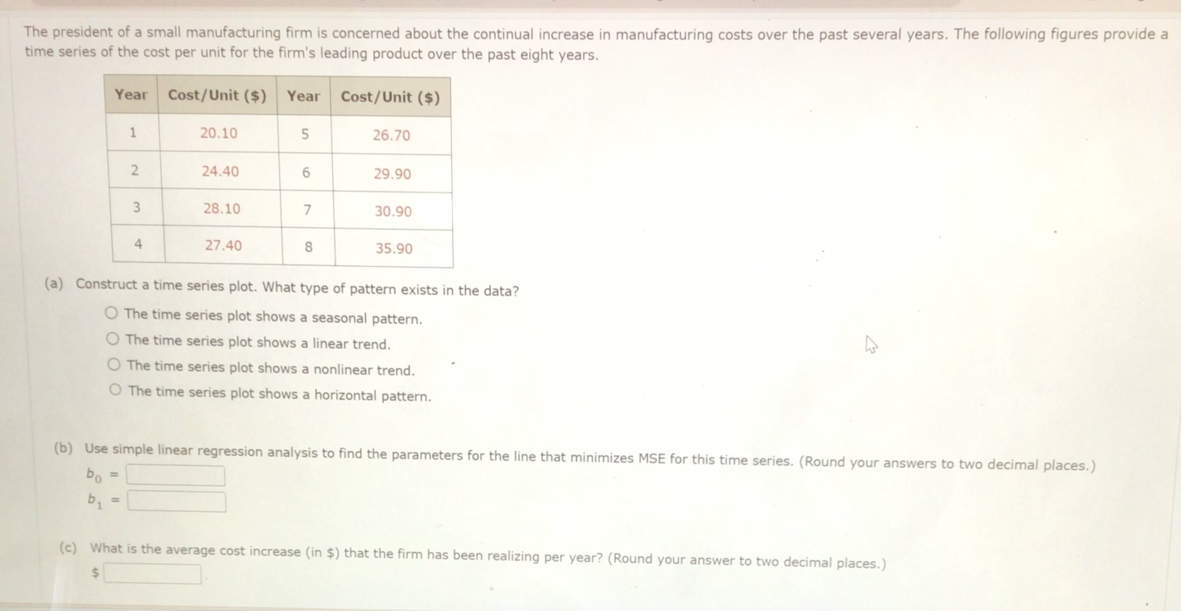 Solved Please solve for part b, ﻿c, ﻿dPART D: compute and | Chegg.com
