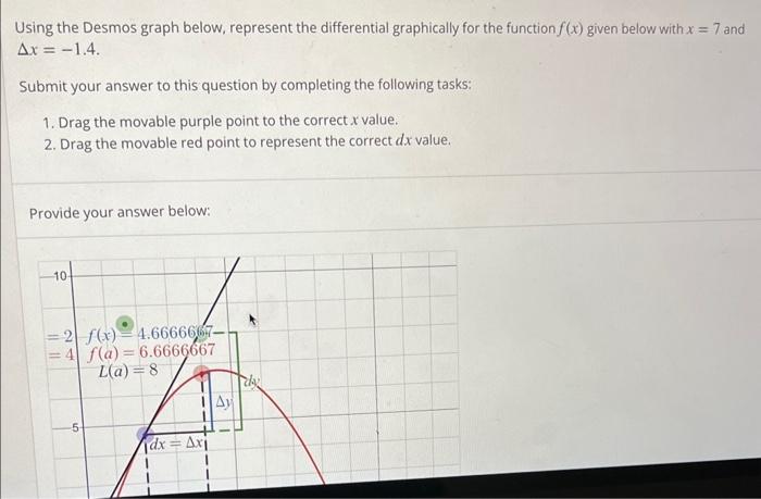Solved Using The Desmos Graph Below Represent The 