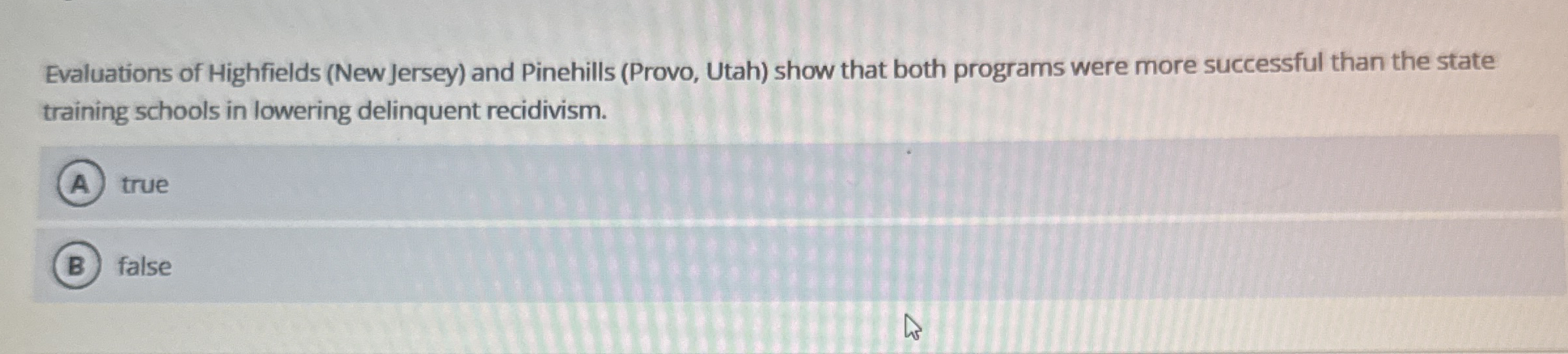 Solved Evaluations of Highfields (New Jersey) ﻿and Pinehills | Chegg.com