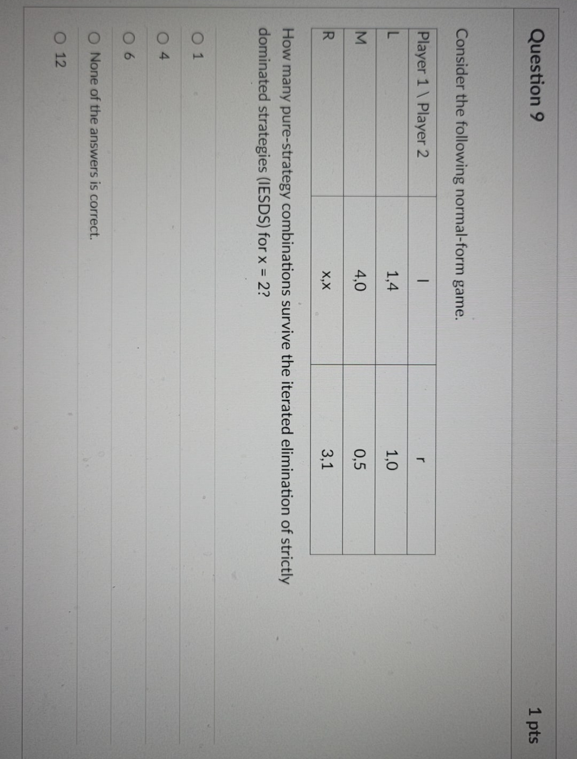Solved Question 91 ptsConsider the following normal-form | Chegg.com Solved Question 91 ptsConsider the following normal-form | Chegg.com