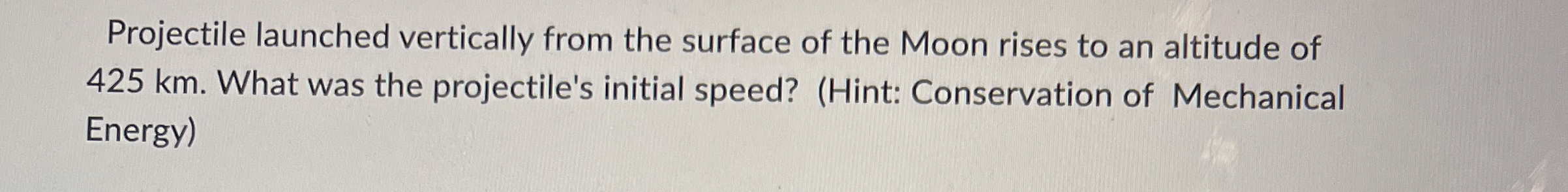 Solved Projectile launched vertically from the surface of | Chegg.com