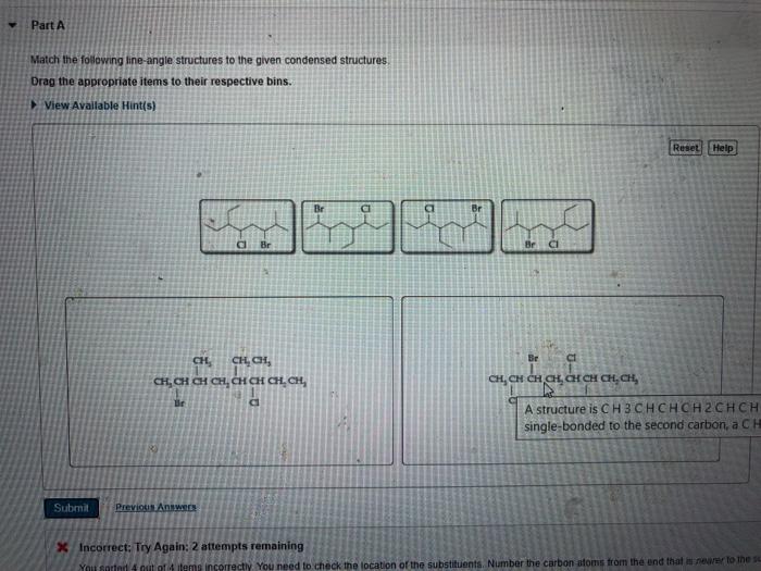 Solved Part A Match the following line-angle structures to | Chegg.com Solved Part A Match the following line-angle structures to | Chegg.com