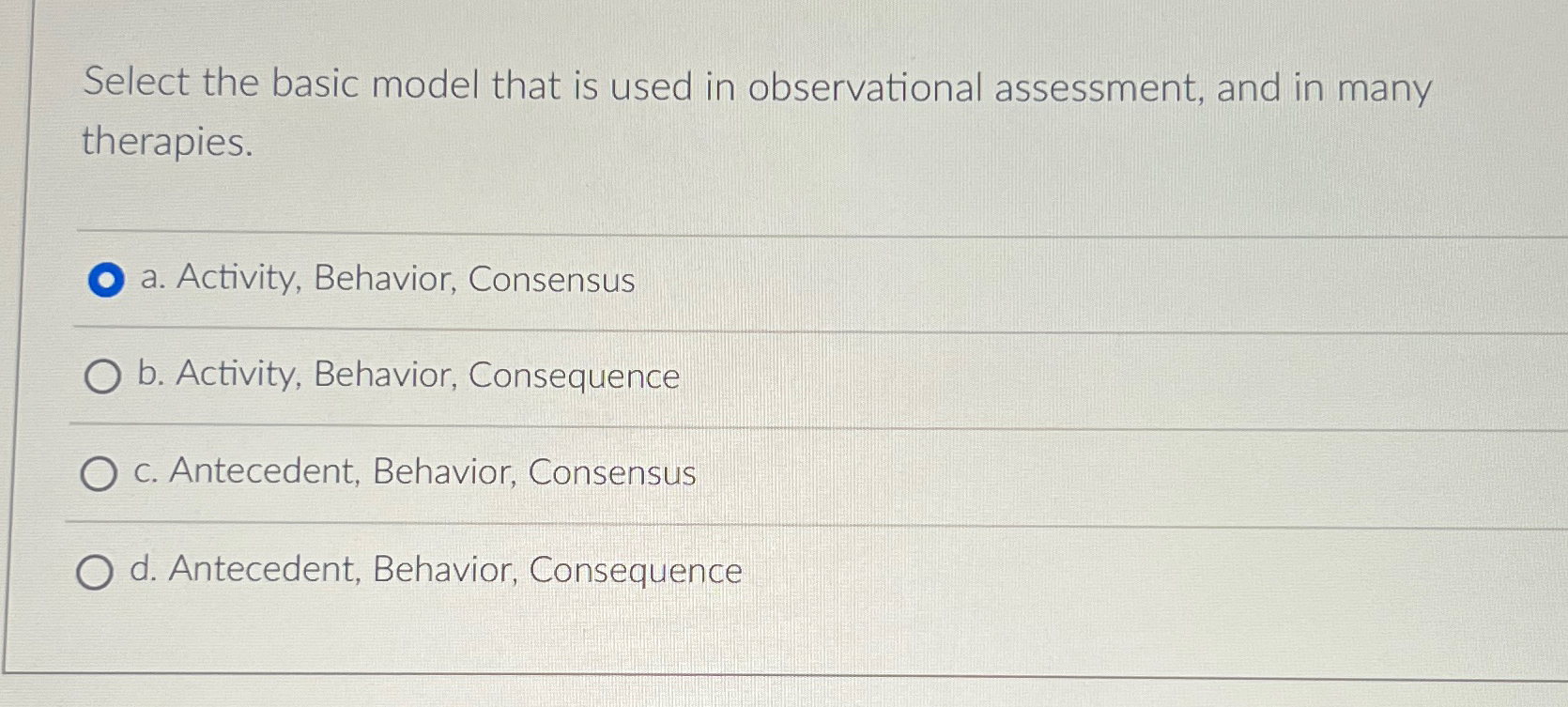 Solved Select the basic model that is used in observational | Chegg.com
