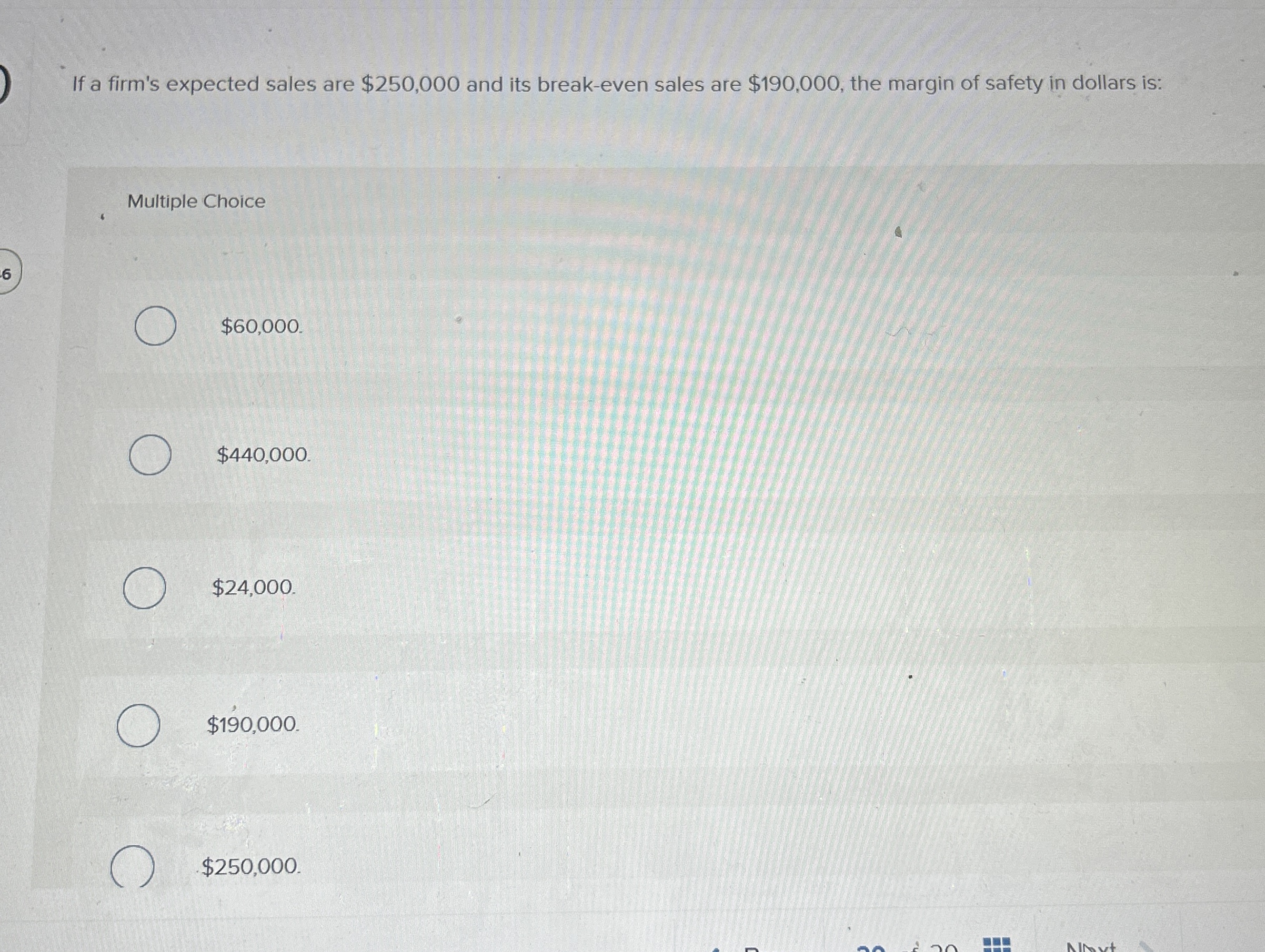 High Quality SOLUTION If a firm's expected sales are $250,000 ﻿and its | Chegg.com