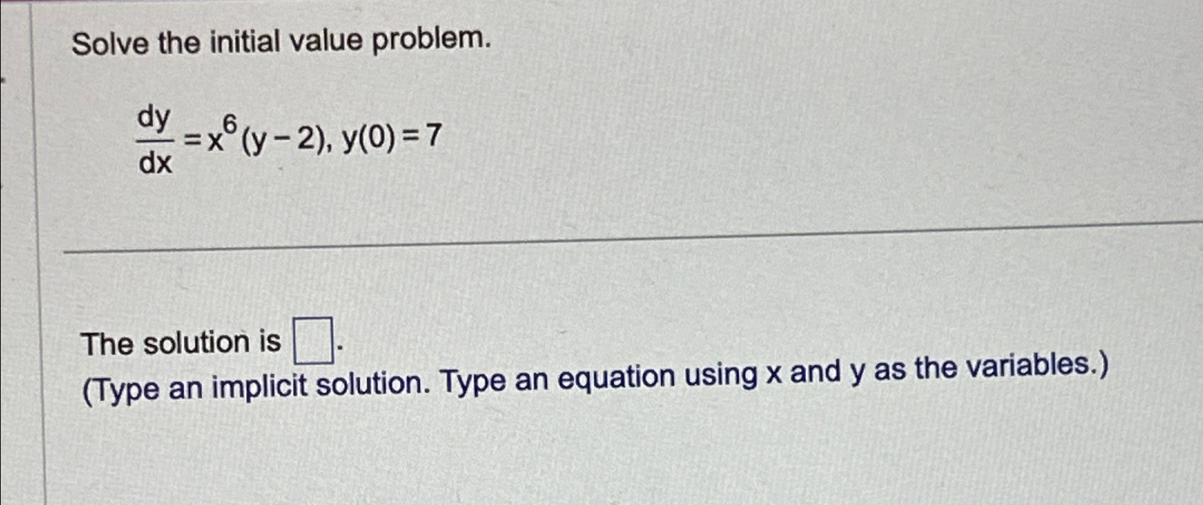 Solved Solve the initial value | Chegg.com