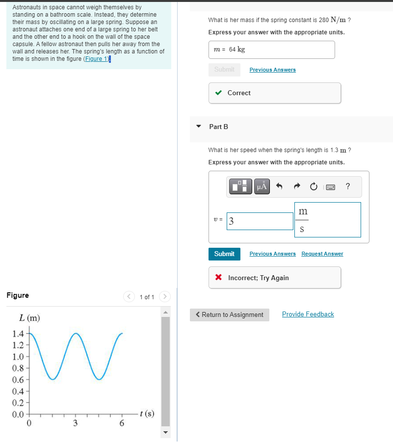 Solved Astronauts in space cannot weigh themselves | Chegg.com