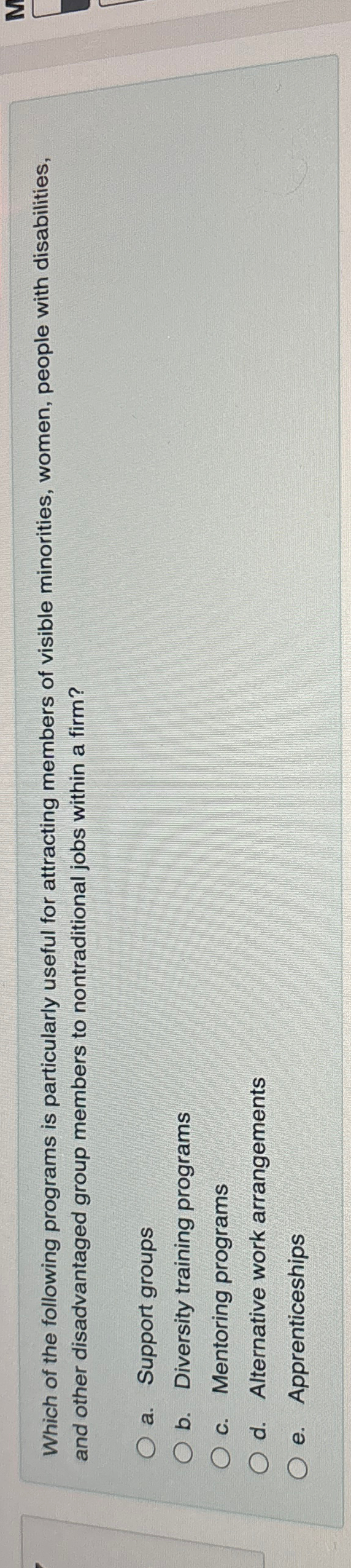 Solved Which of the following programs is particularly | Chegg.com