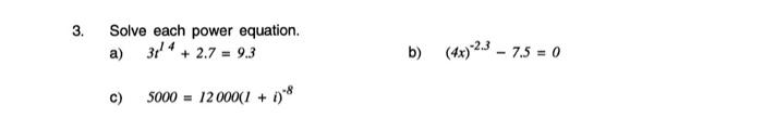 Solved please solve all three question with all steps i | Chegg.com