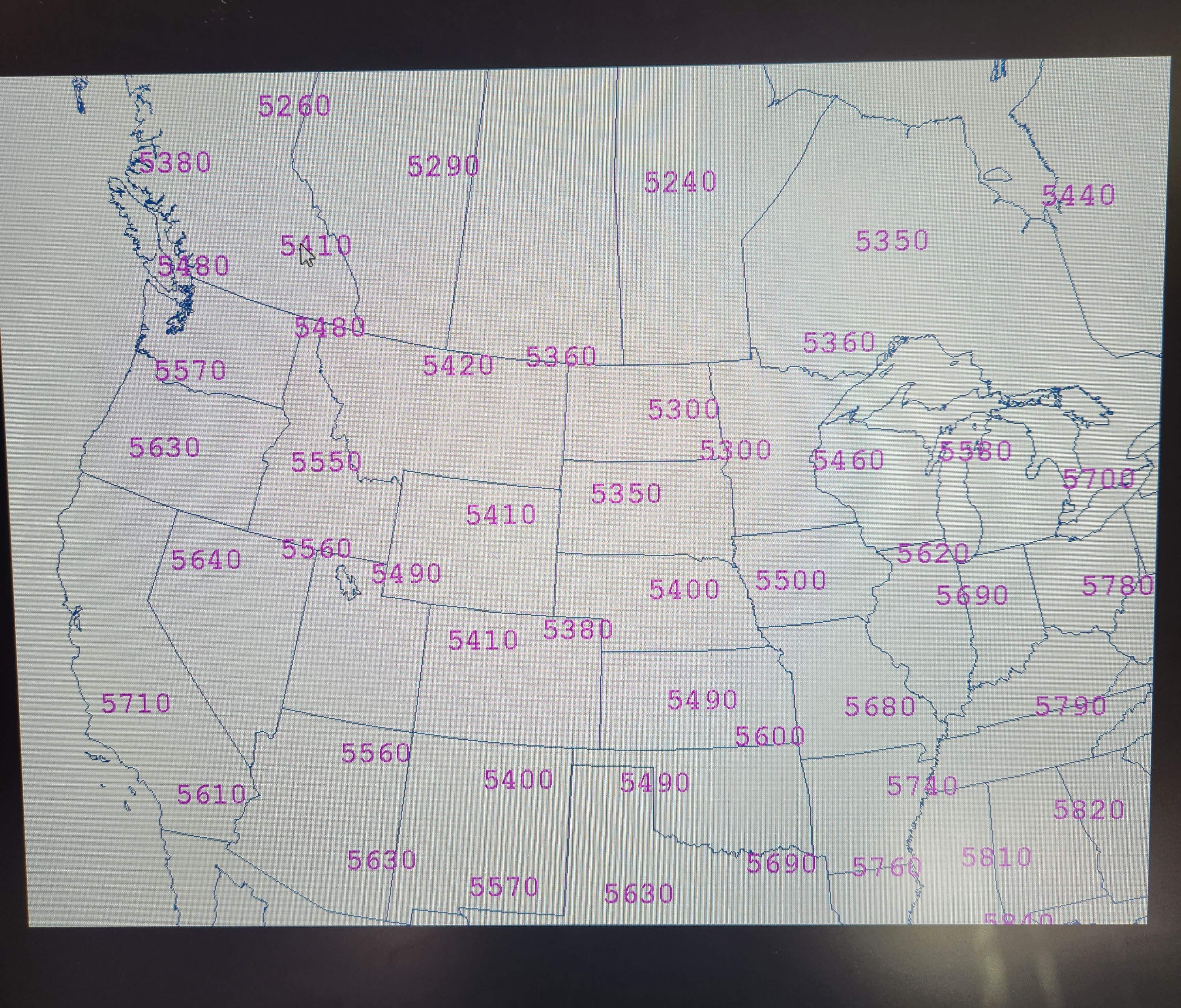 Solved In Map 1, ﻿locate a pronounced 500-mb trough in the | Chegg.com