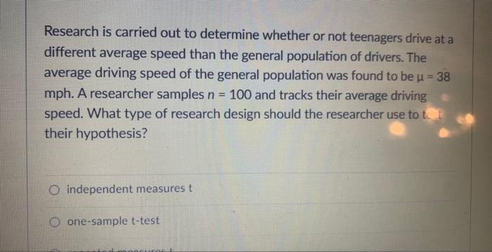 Solved Research is carried out to determine whether or not | Chegg.com