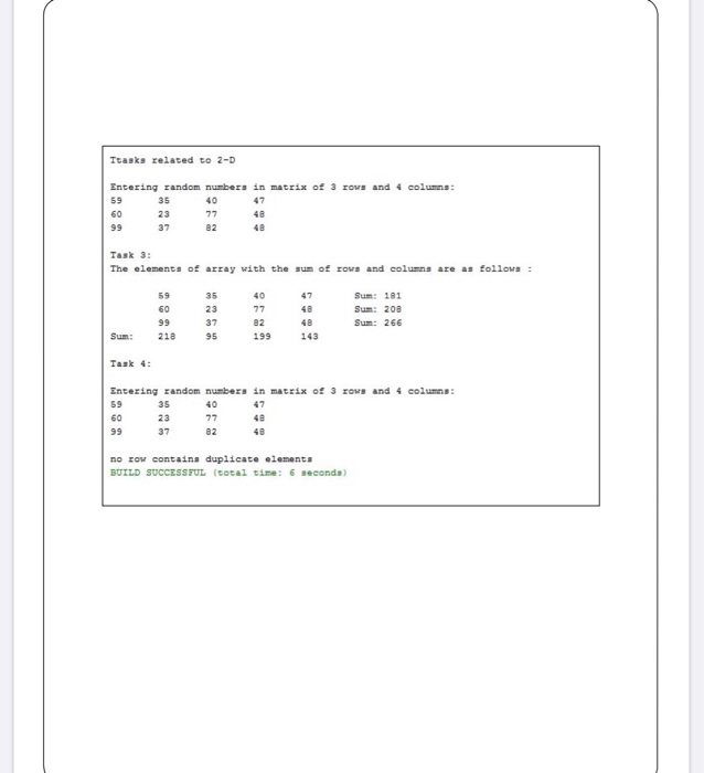 Solved 1. Create a new project with the name Lab1_Arrays. | Chegg.com