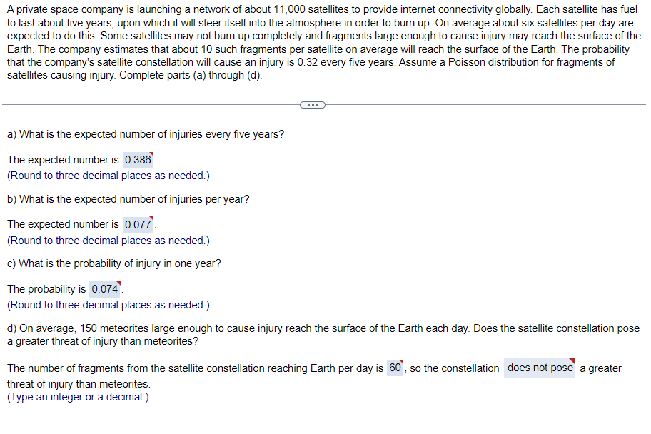 Solved I need excel formula?a) ﻿What is the expected number | Chegg.com
