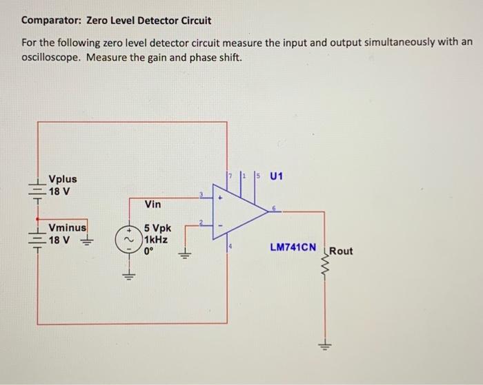 Inverting Amplifier Circuit For the following | Chegg.com