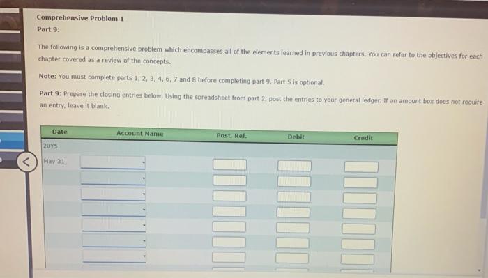 Solved 1-4 Comprehensive 1. COMPPRO.01.01. PART 1 Part 1 | Chegg.com