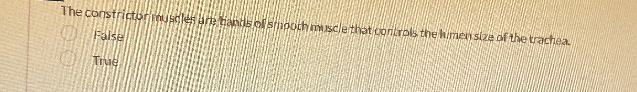 Solved The constrictor muscles are bands of smooth muscle | Chegg.com