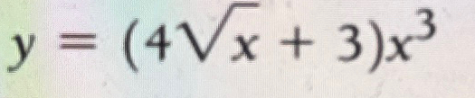 Solved y=(4x2+3)x3 ﻿Differentiate each function two ways | Chegg.com
