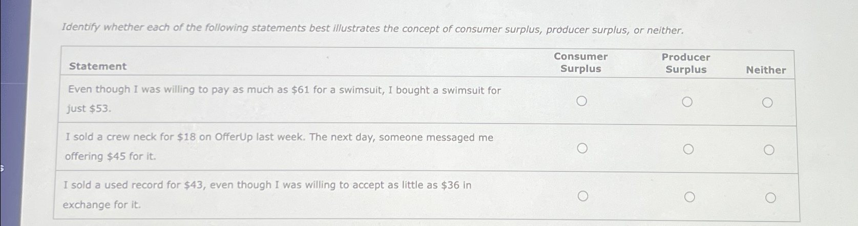 Solved Identify whether each of the following statements | Chegg.com