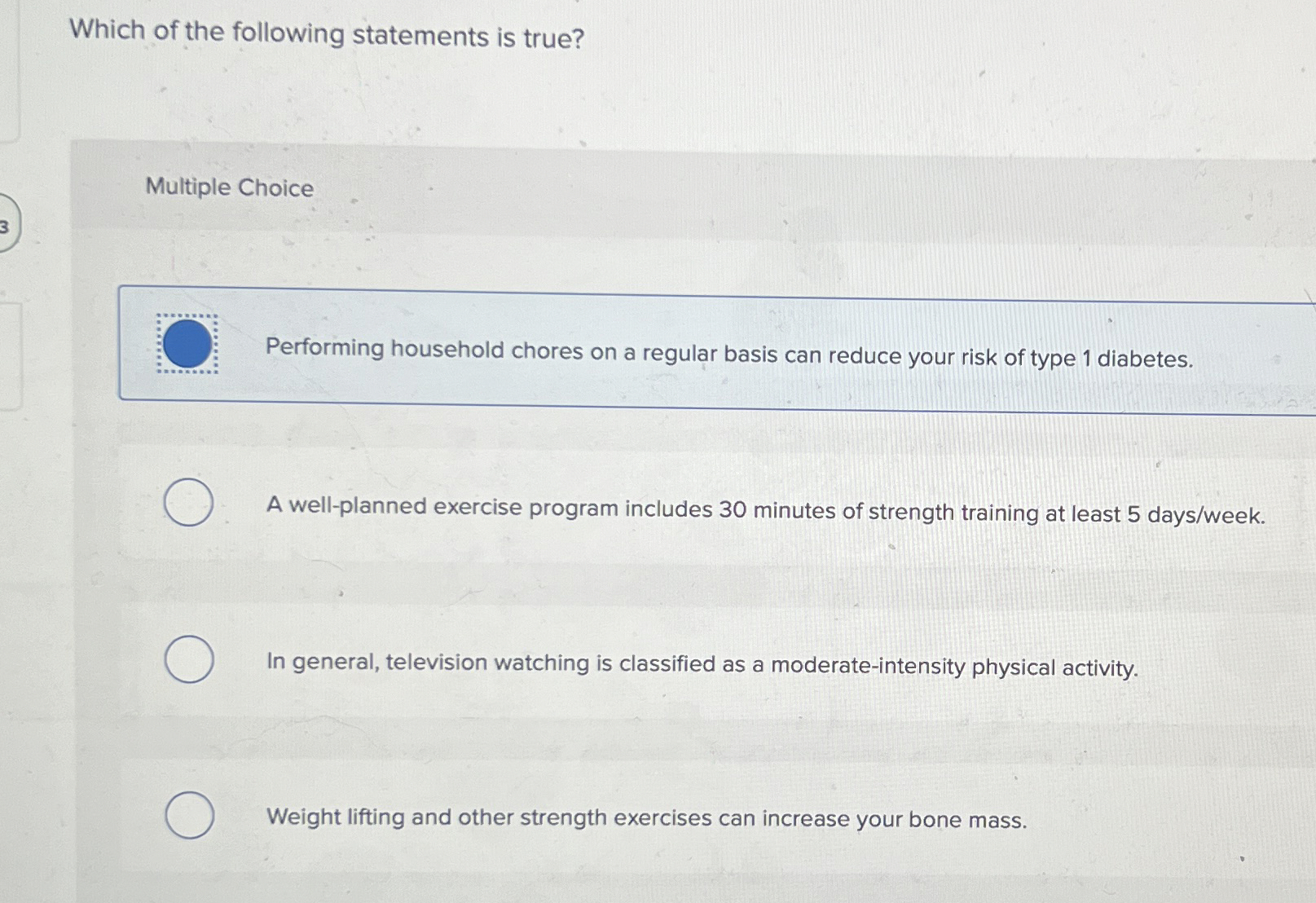 Solved Which of the following statements is true?Multiple | Chegg.com