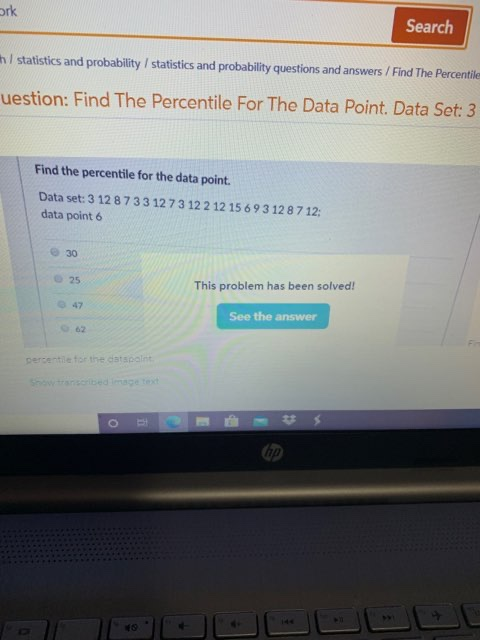 Solved Ork Search th statistics and probability / statistics | Chegg.com
