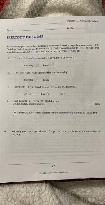 EXERCISES US and Surveys Section Name EXERCISE 31 | Chegg.com