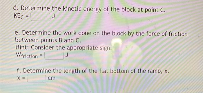 Solved A 1.1 kg block is released from rest at point A, a | Chegg.com