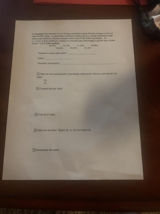 Solved 3.14 pod Writing Achei Le to worry able writing | Chegg.com