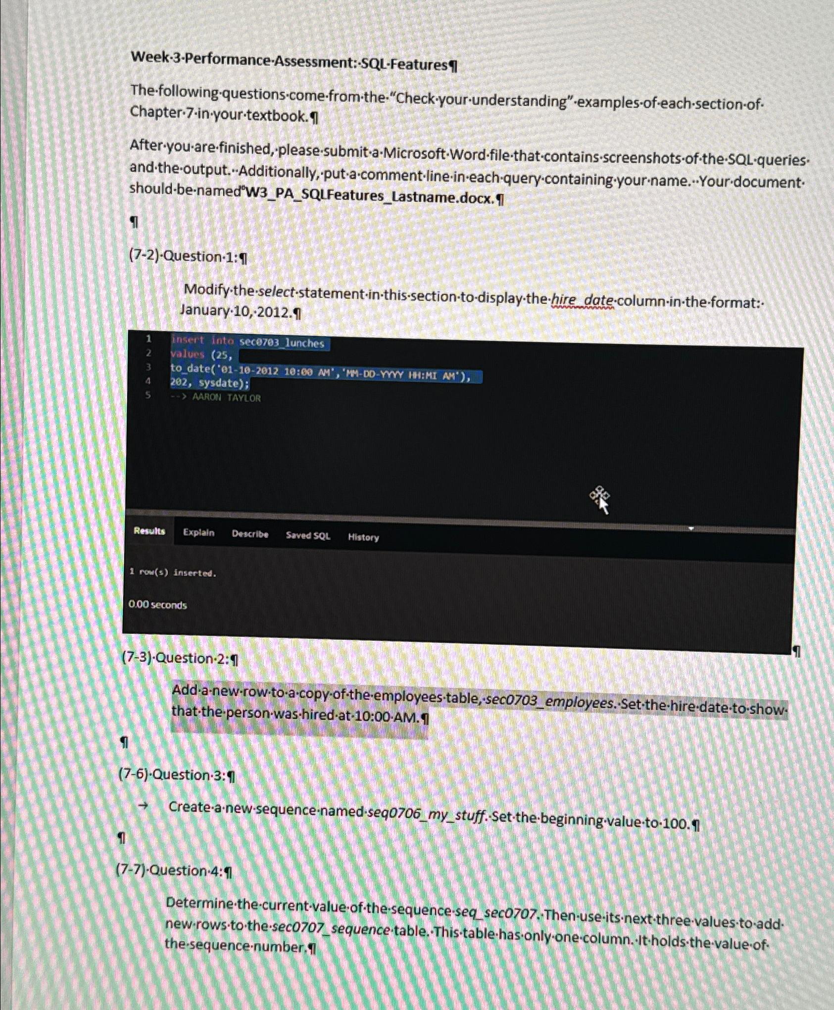 Solved Question | Chegg.com
