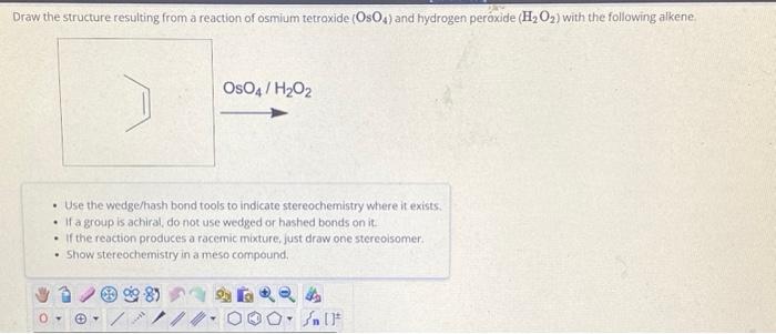 Solved - Use the wedge/hash bond tools to indicate | Chegg.com