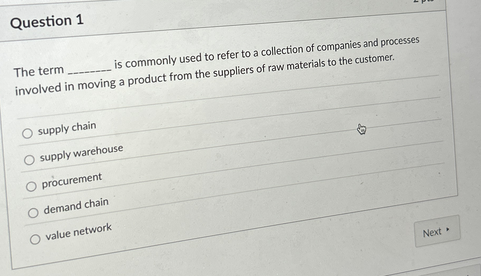 Solved Question 1The term q, ﻿is commonly used to refer to a | Chegg.com